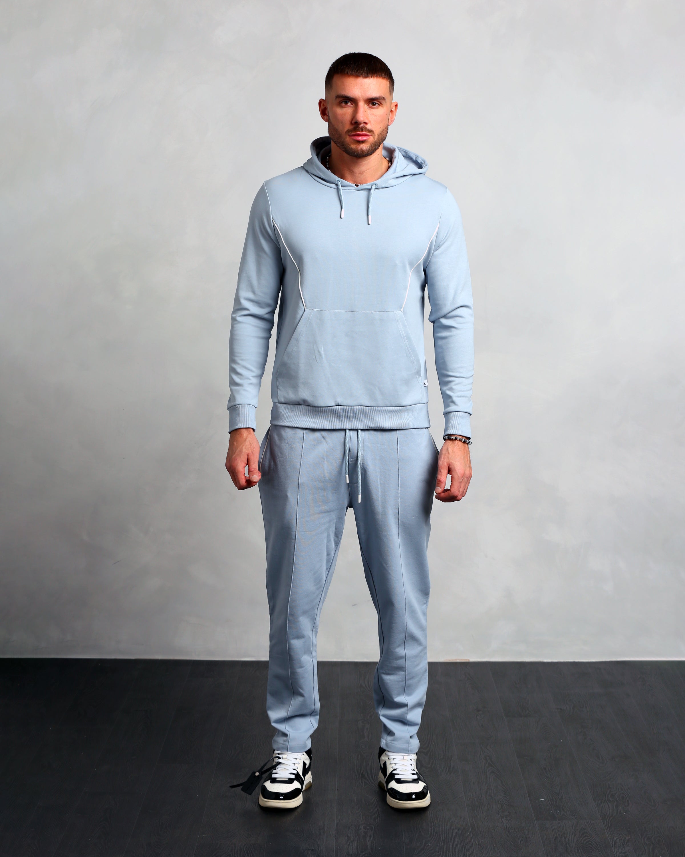 Men's Baby Blue Hoodie (Tom) | Studio A Clothing